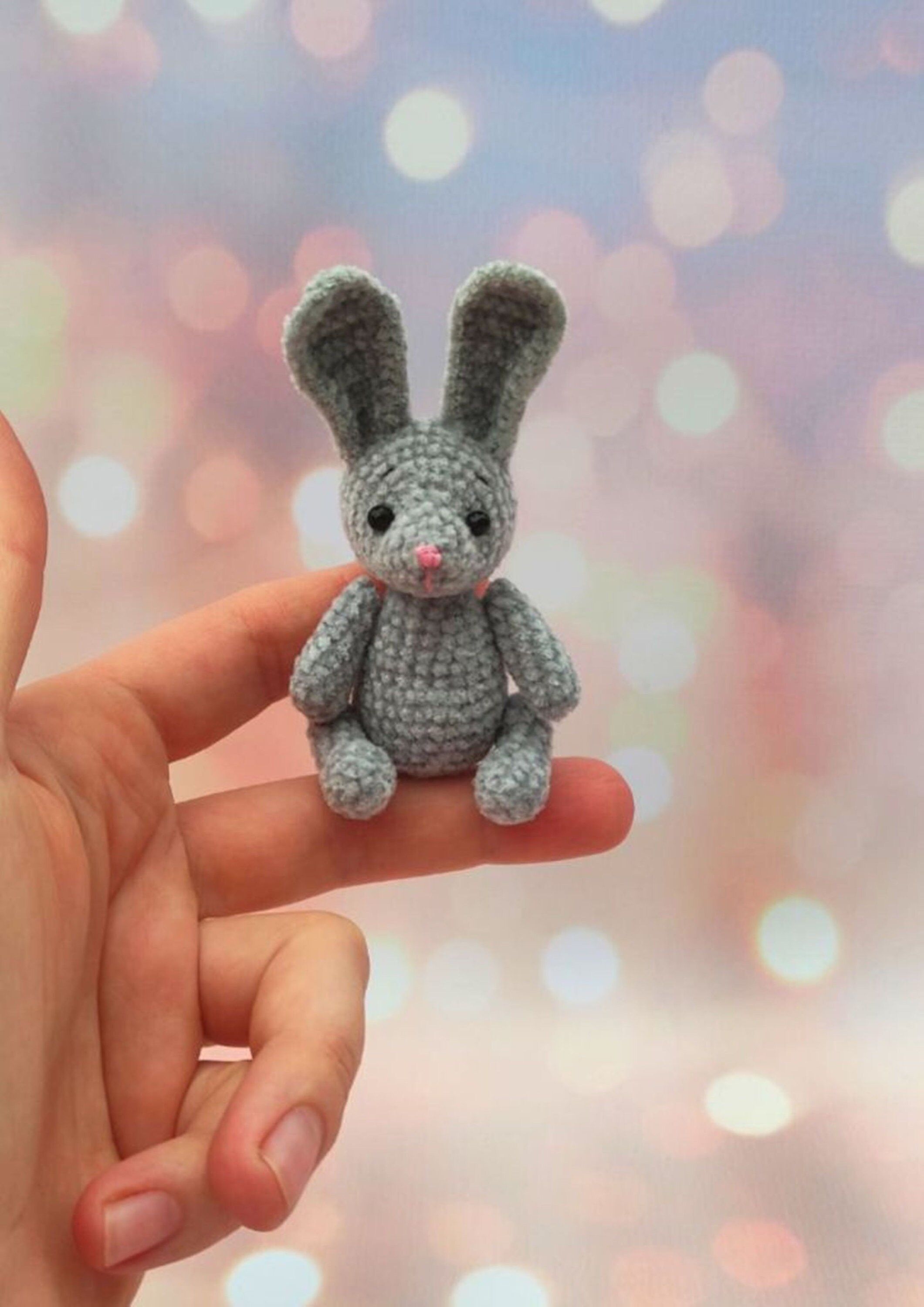 Crochet Bunny Pattern Miniature Bunny Amigurumi Pattern - Etsy