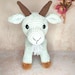 Crochet Pattern Goat, Amigurumi Stuffed Goat Pattern, Farm Animals ...