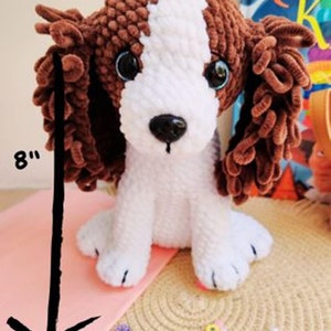 Crochet Pattern Spaniel Dog/ Amigurumi Tutorial Stuffed Puppy/ English ...