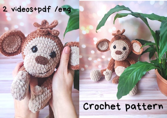 Amigurumi Mono Grande Amigurumi: Mono A Crochet Paso A Paso