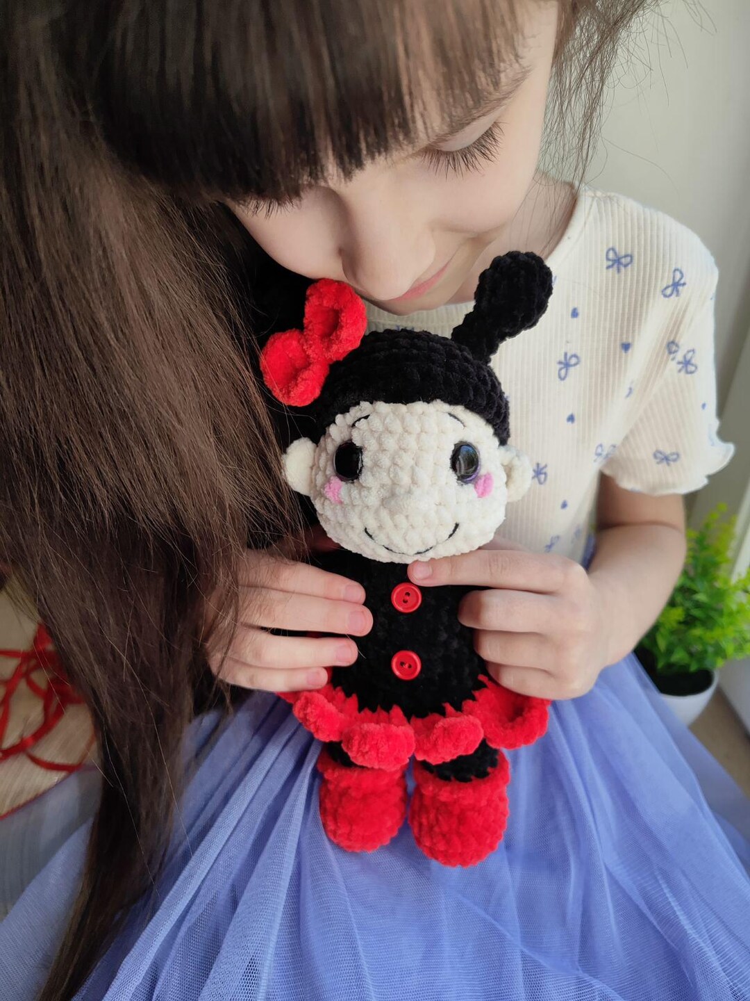 Lady Bug Amigurumi Pattern/ Crochet Pattern Lady Bug Doll/ Amigurumi ...