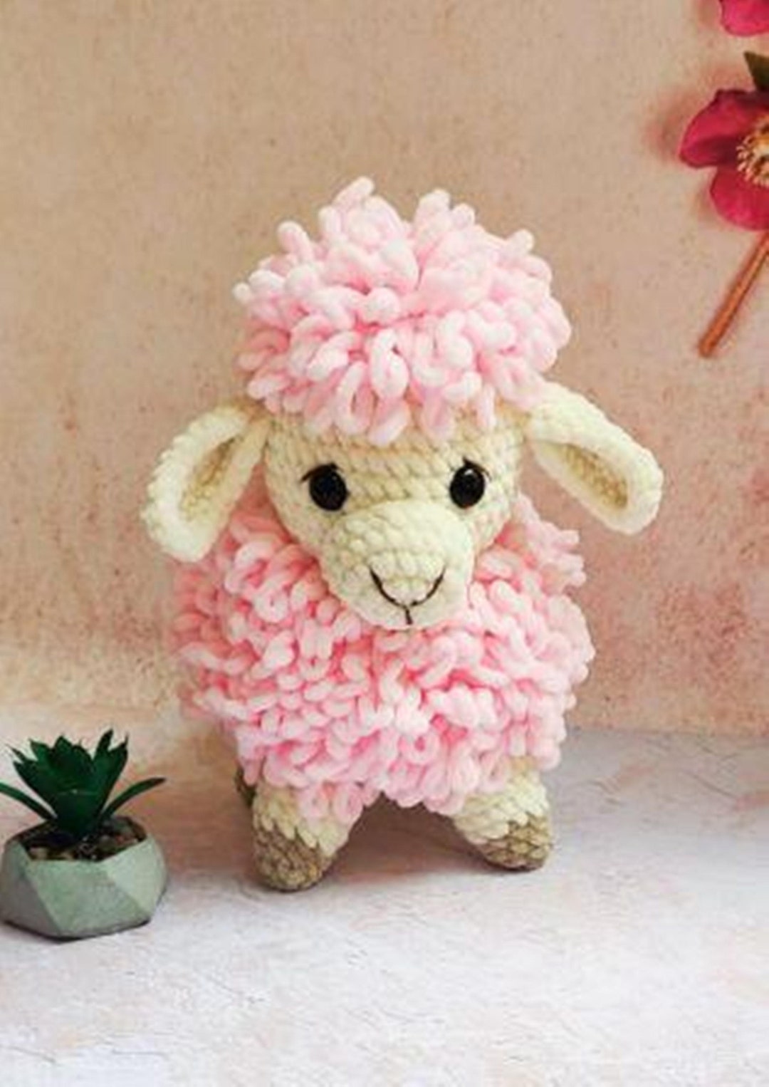Crochet Pattern Plushie Sheep/ Amigurumi Farm Animals Pattern/ Big ...