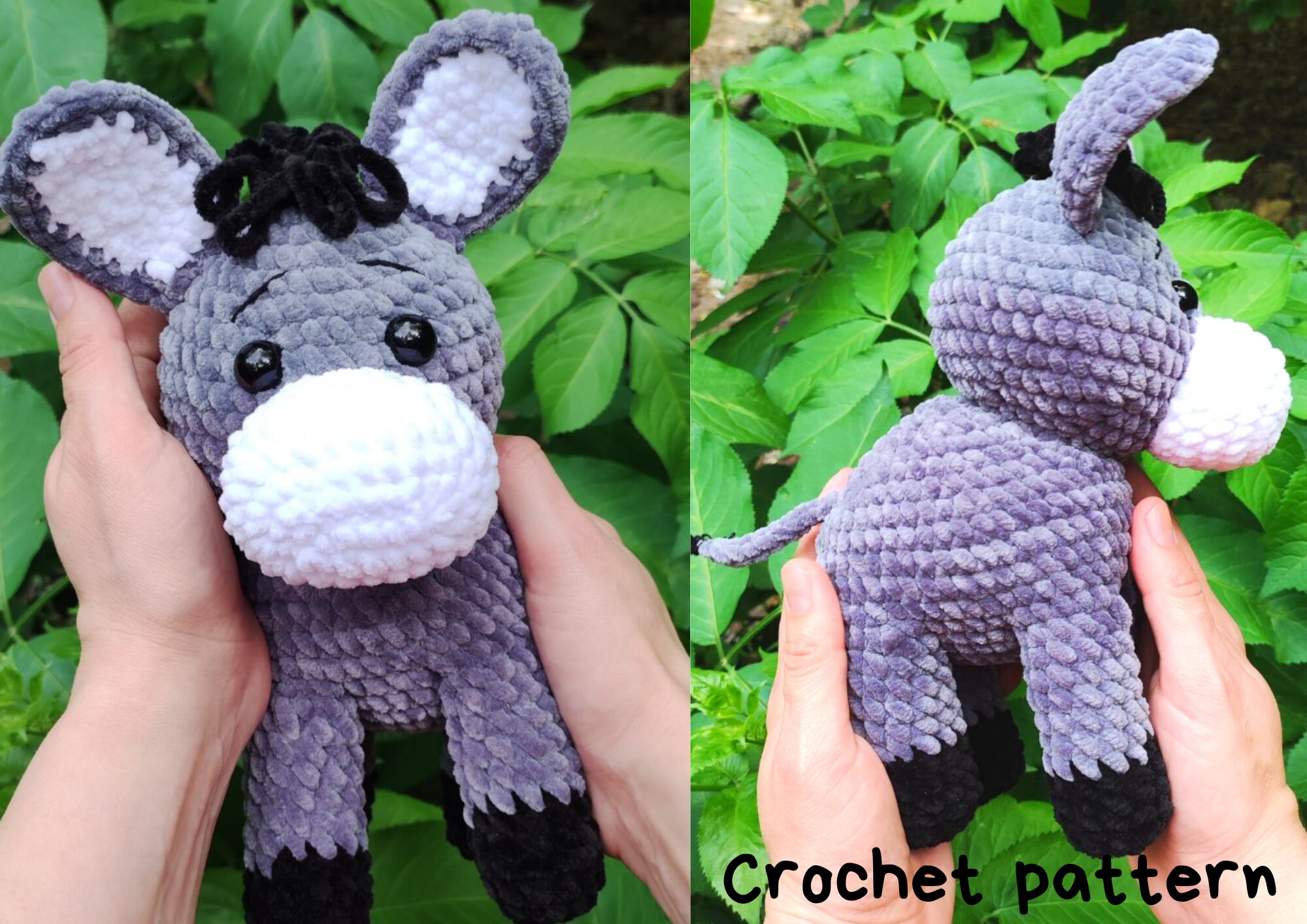 Amigurumi Donkey Pattern Crochet Donkey Pattern English - Etsy