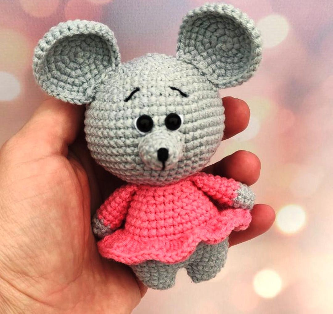 Crochet Pattern Little Mouse/ Amigurumi Tutorial Mice Doll/ Woodland ...