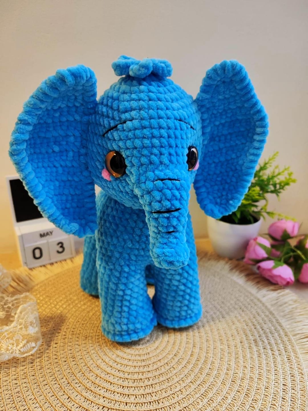 Crochet Stuffed Elephant Pattern, Amigurumi Plush Toy (PDF Pattern) - Etsy