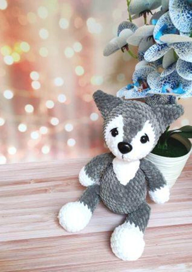 Crochet Wolf Pattern, Amigurumi Plush Toy (PDF Pattern) - Etsy