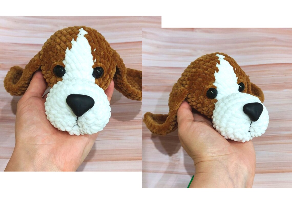 Crochet Dog Pattern, Amigurumi Puppy Pattern, Crochet Beagle Pattern ...