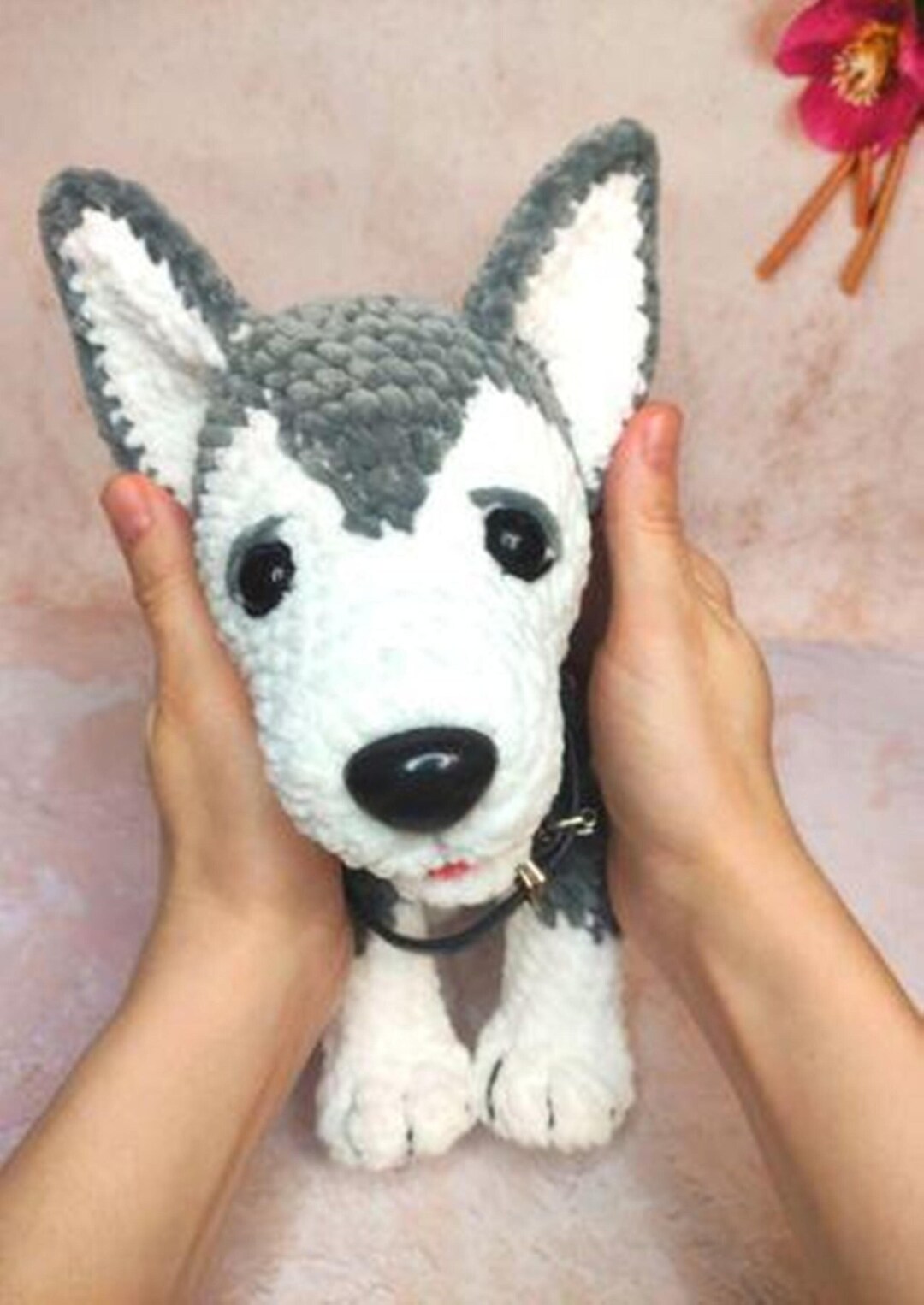Crochet Pattern Puppy, Crochet Husky Dog Pattern, Amigurumi Plushie Dog ...