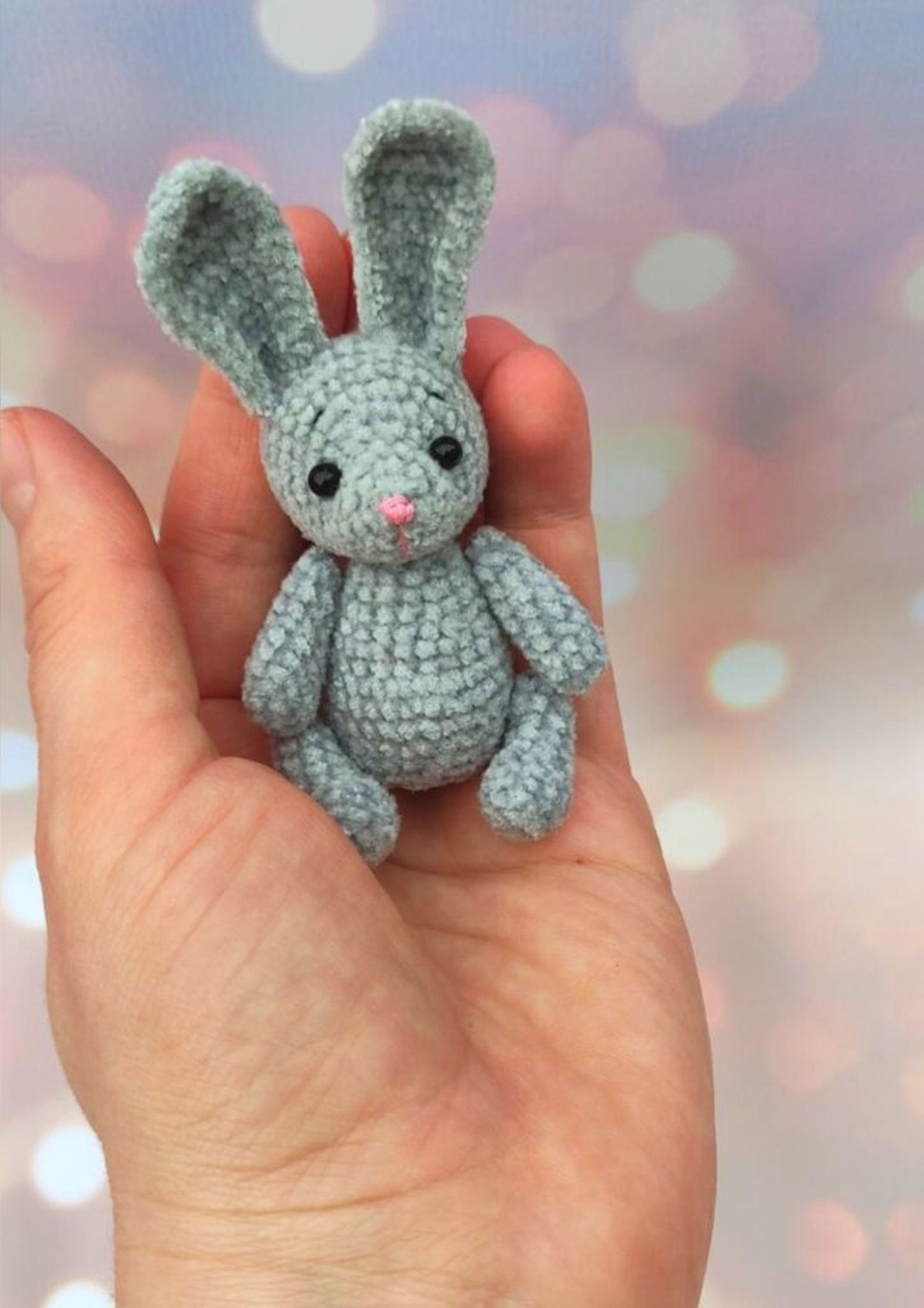 Crochet Bunny Pattern Miniature Bunny Amigurumi Pattern - Etsy