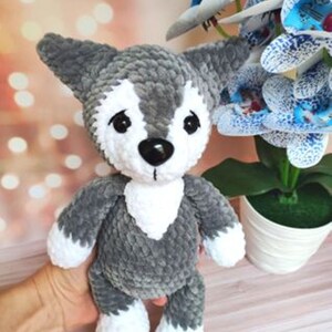ONLY ENGLISH/ Crochet Pattern Wolf/ Amigurumi Pattern Stuffed Animals ...