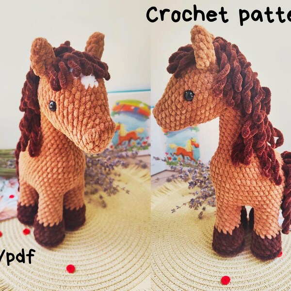 Stuffed Horse Pattern - Etsy