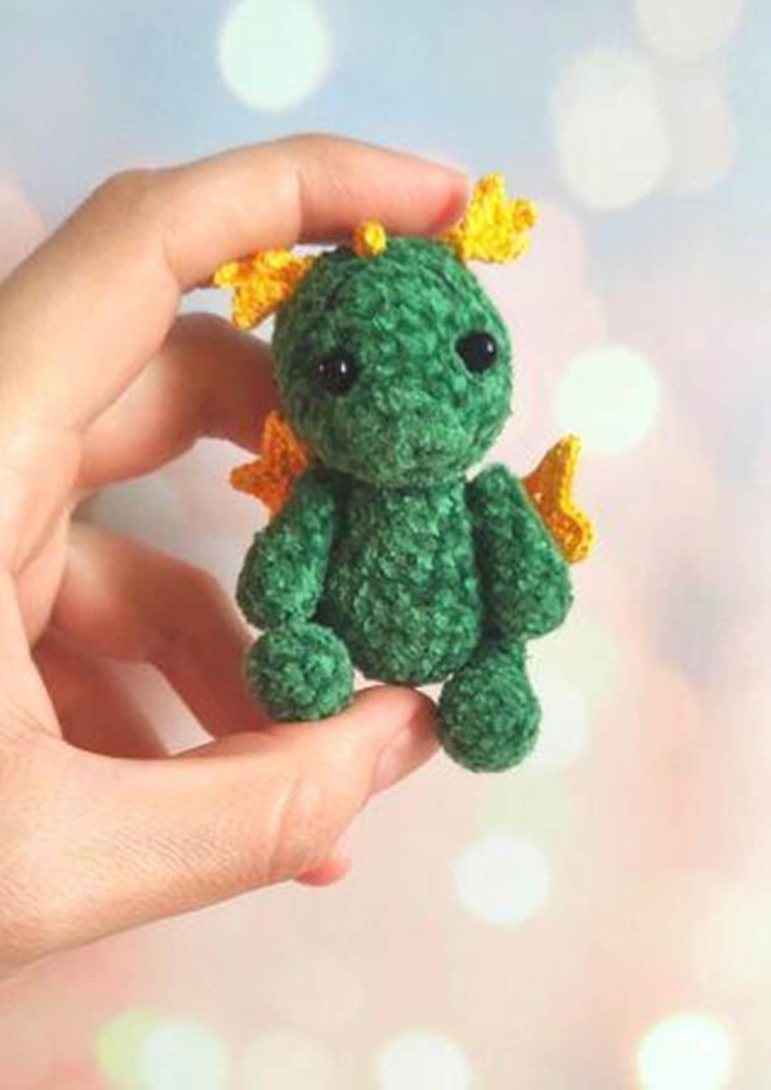 Mini Dragon Crochet Pattern/ Tiny Dragon Amigurumi Tutorial/ Fantasy ...