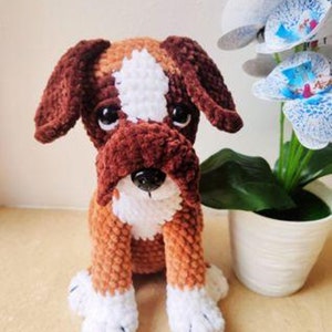 Amigurumi Pattern BOXER/ Crochet Pattern Boxer Dog/ Amigurumi Pattern ...