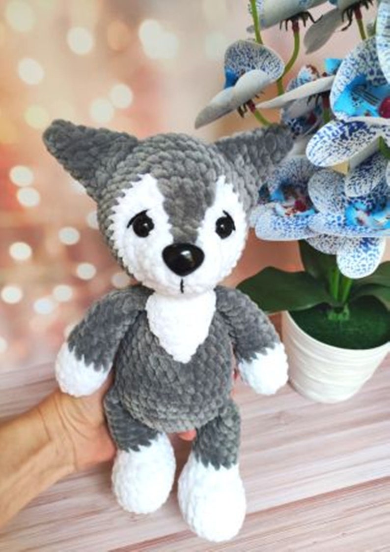 Crochet Wolf Pattern, Amigurumi Plush Toy (PDF Pattern) - Etsy