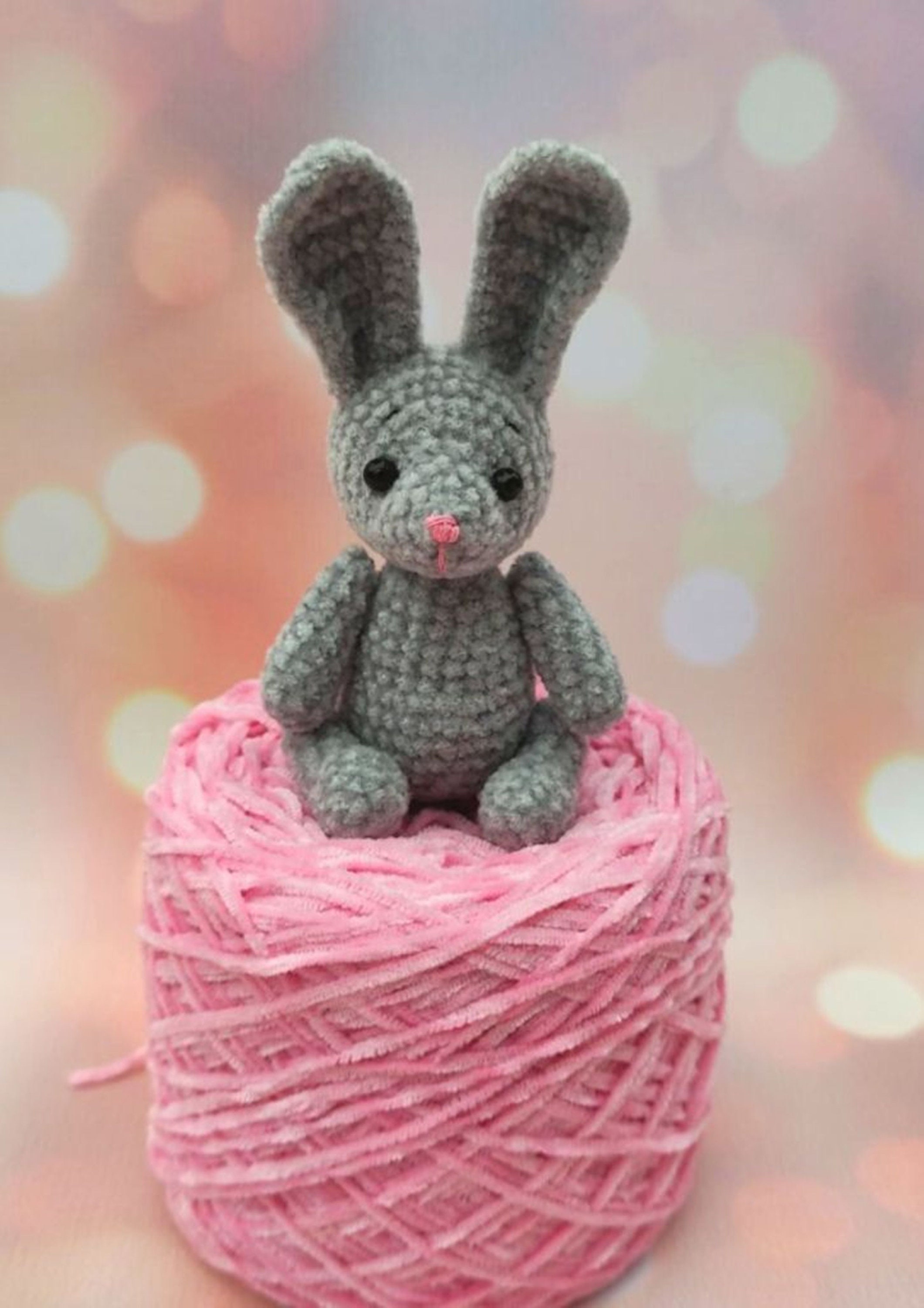 Crochet Bunny Pattern Miniature Bunny Amigurumi Pattern - Etsy