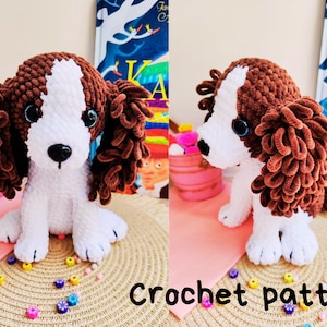 Amigurumi Pattern Spaniel Dog/ Crochet Pattern Spaniel Puppy/ English ...