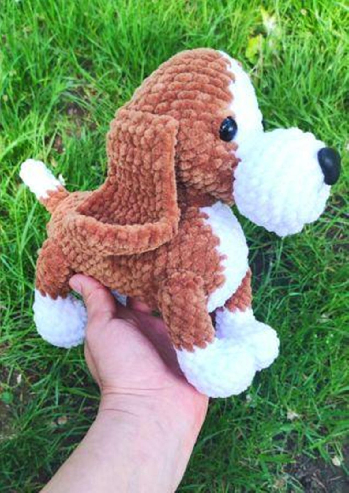 Crochet Dog Pattern, Amigurumi Puppy Pattern, Crochet Beagle Pattern ...