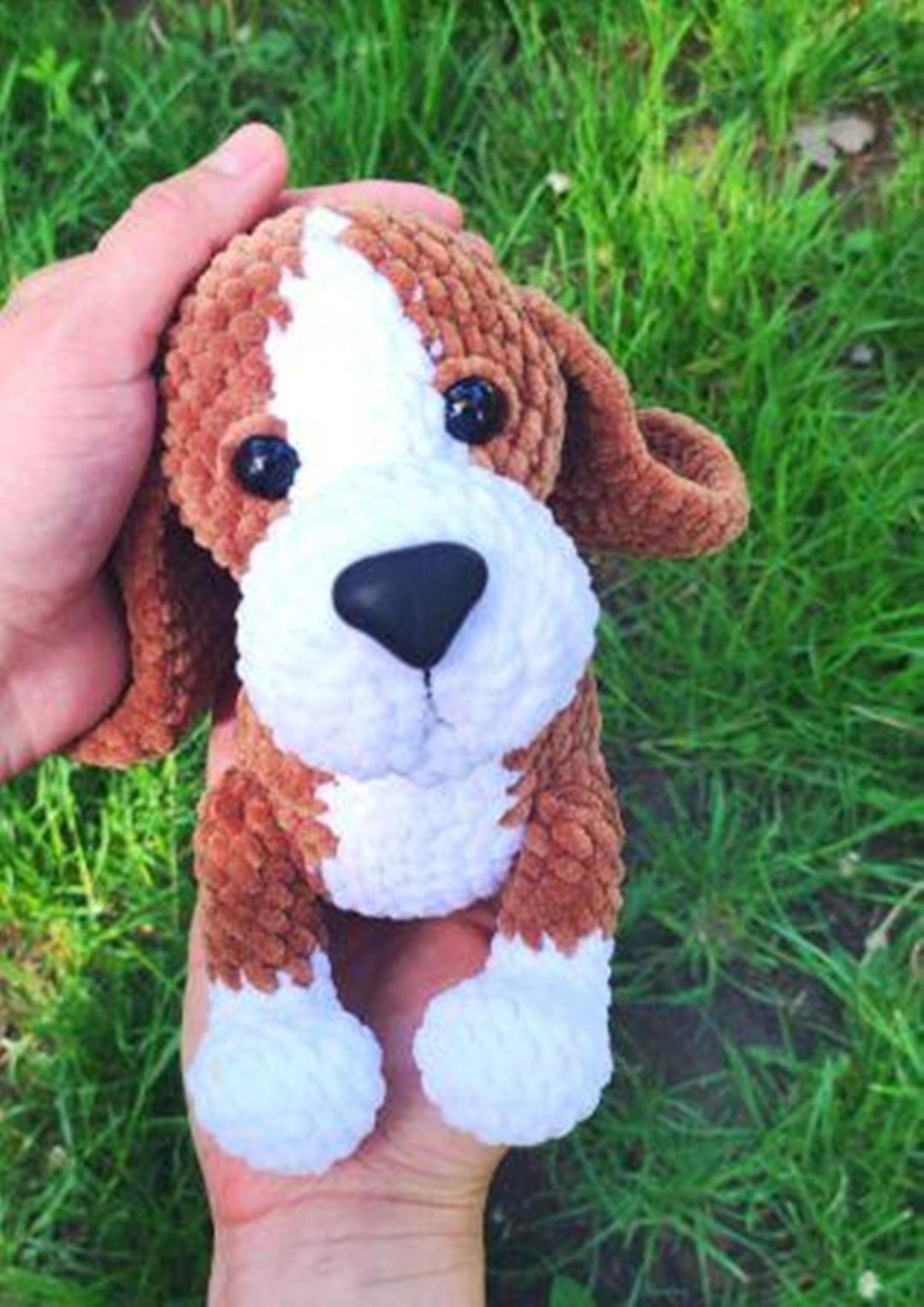 Beagle Crochet Pattern/ Amigurumi Tutorial Stuffed Dog/ Crochet Pattern ...