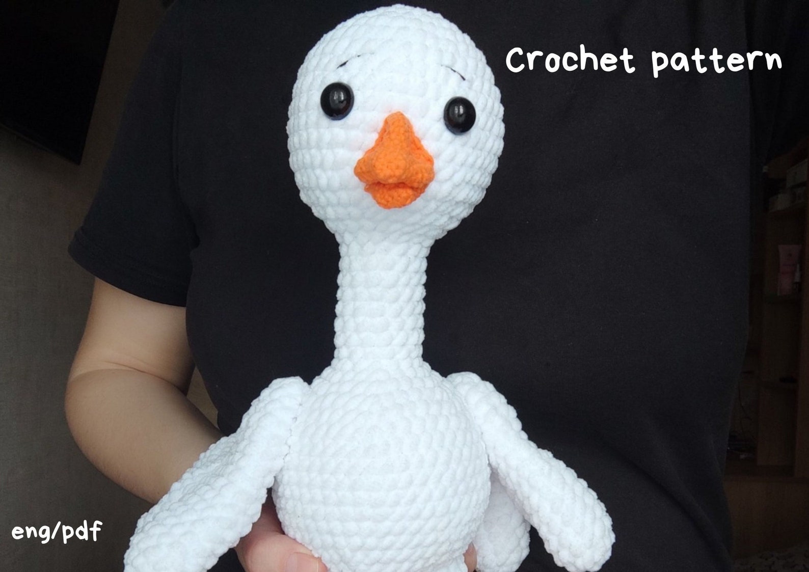 Crochet Goose Pattern Amigurumi Goose Patter Crochet Bird - Etsy