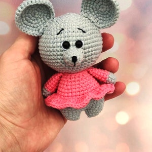 Crochet Mouse Pattern Amigurumi Mini Mouse Pattern English - Etsy