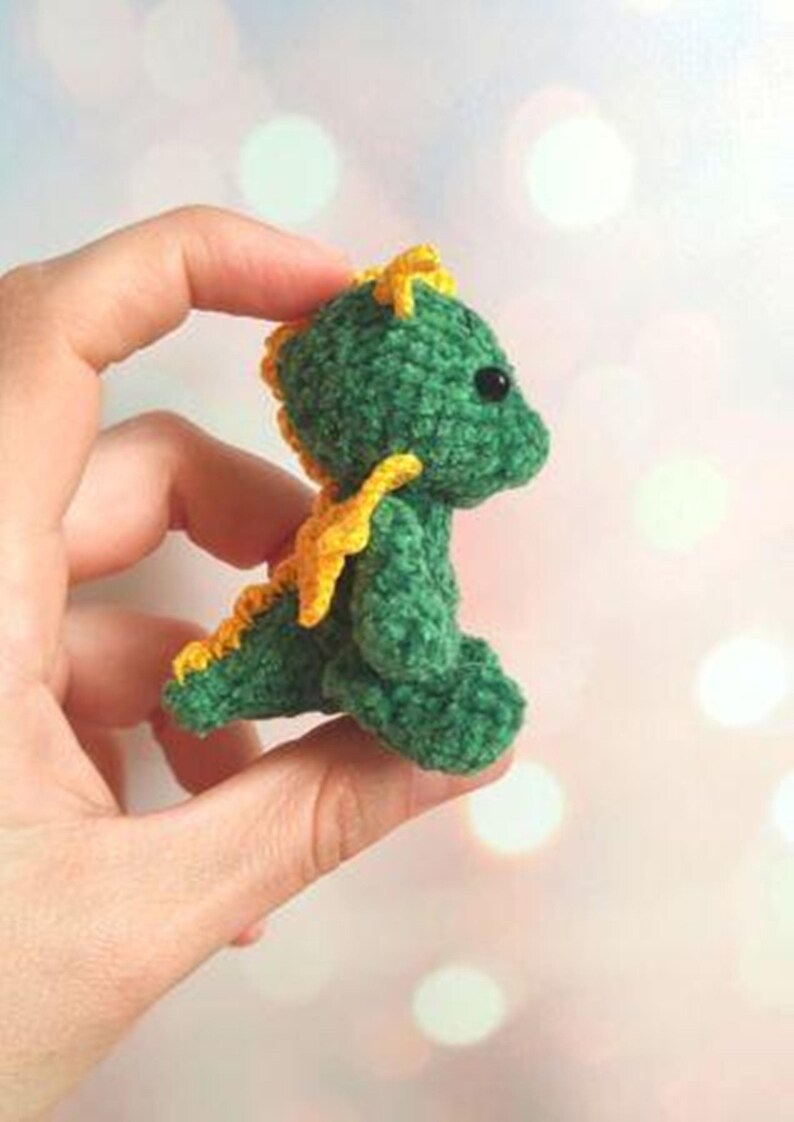 Mini Dragon Crochet Pattern Amigurumi Baby Dragon Pattern - Etsy