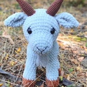 Crochet Pattern Goat, Amigurumi Stuffed Goat Pattern, Farm Animals ...