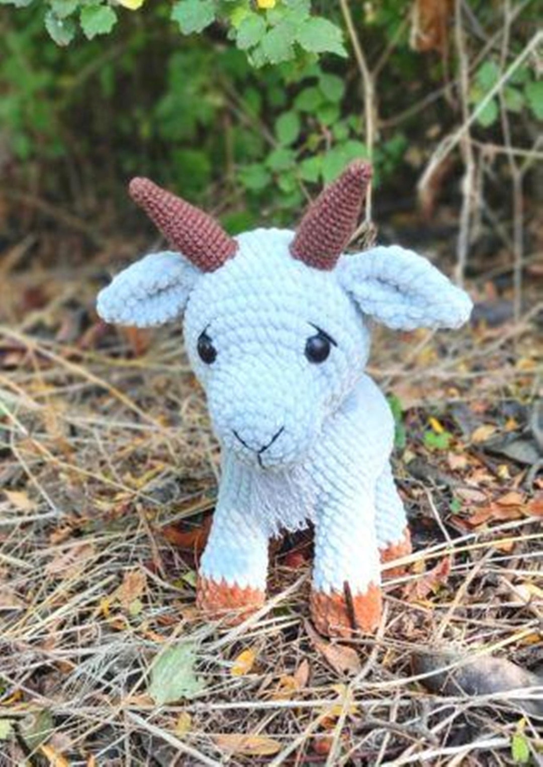Goat Amigurumi Pattern, Crochet Farm Animals Pattern, Plush Goat ...