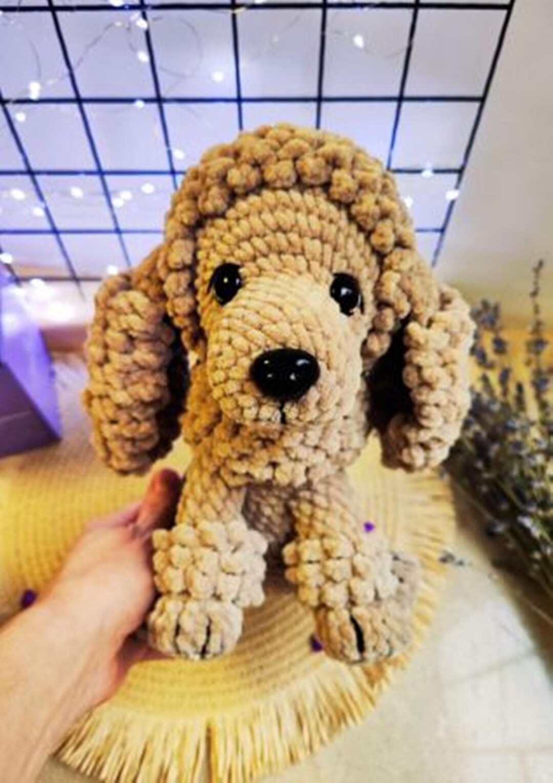 Crochet Pattern Poodle/ Amigurumi Stuffed Dog Pattern/ Crochet Pattern ...