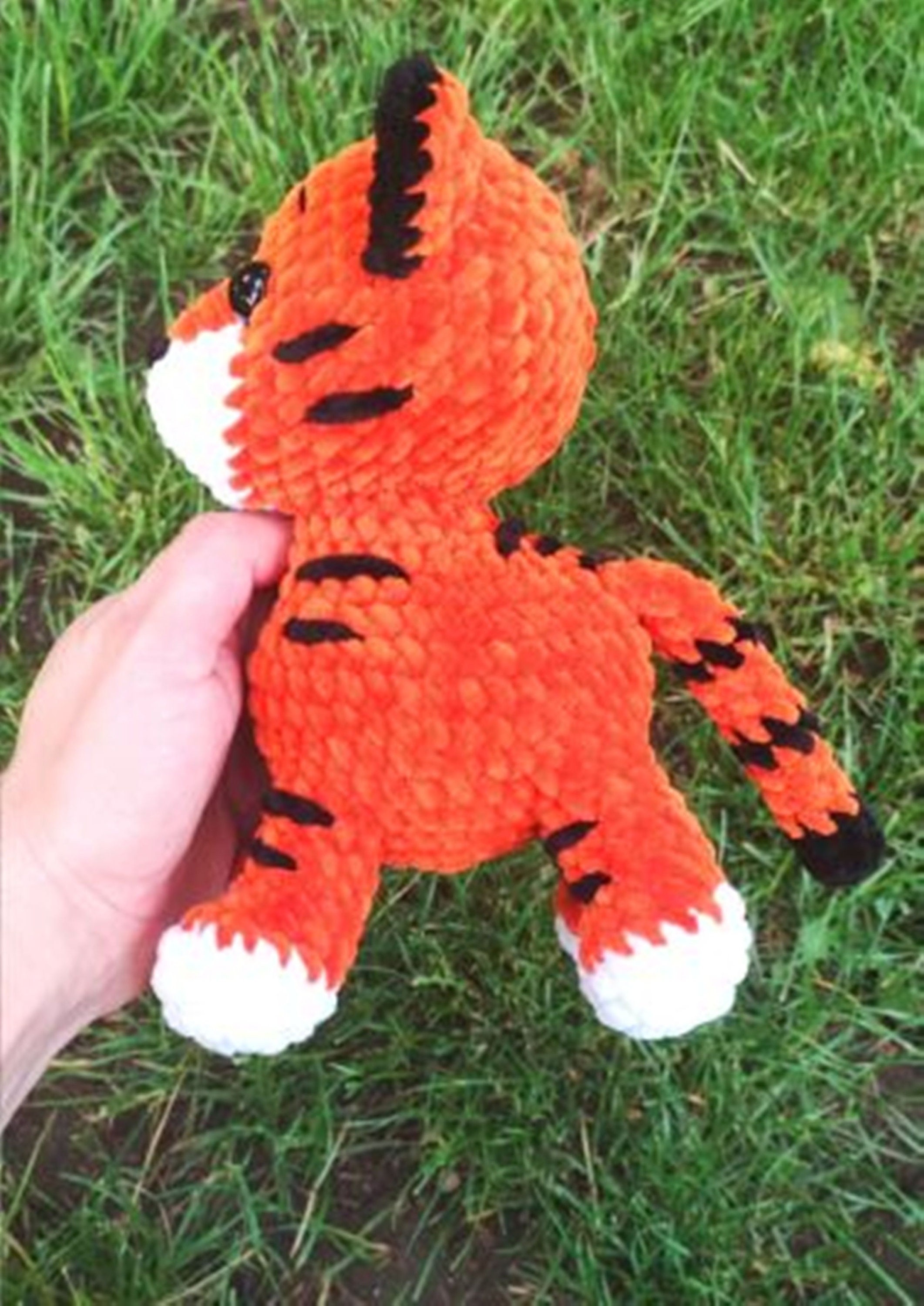 Crochet Tiger Pattern Amigurumi Tiger Pattern Stuffed Safari - Etsy