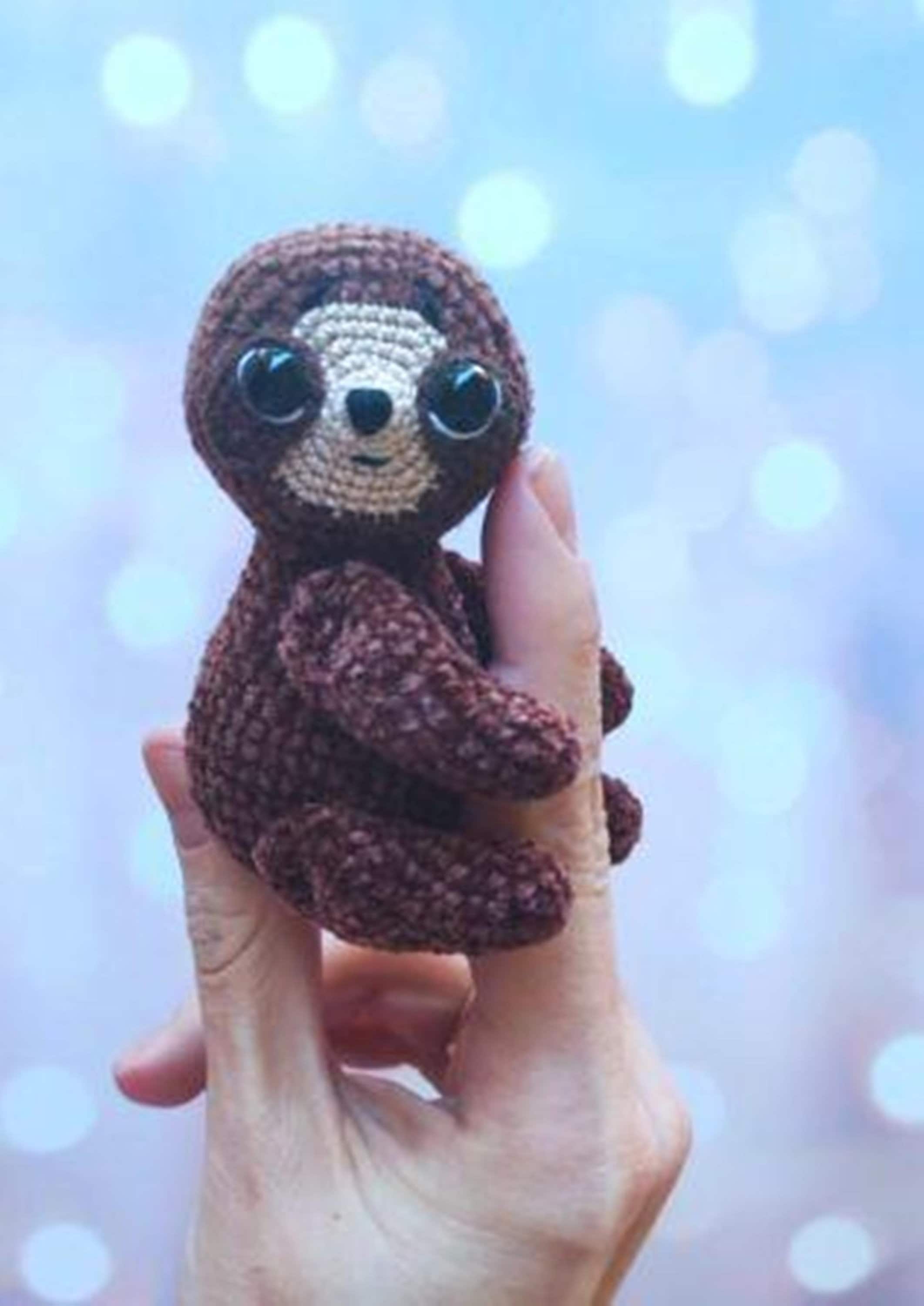 Crochet Pattern Sloth Amigurumi Mini Sloth Pattern Miniature - Etsy