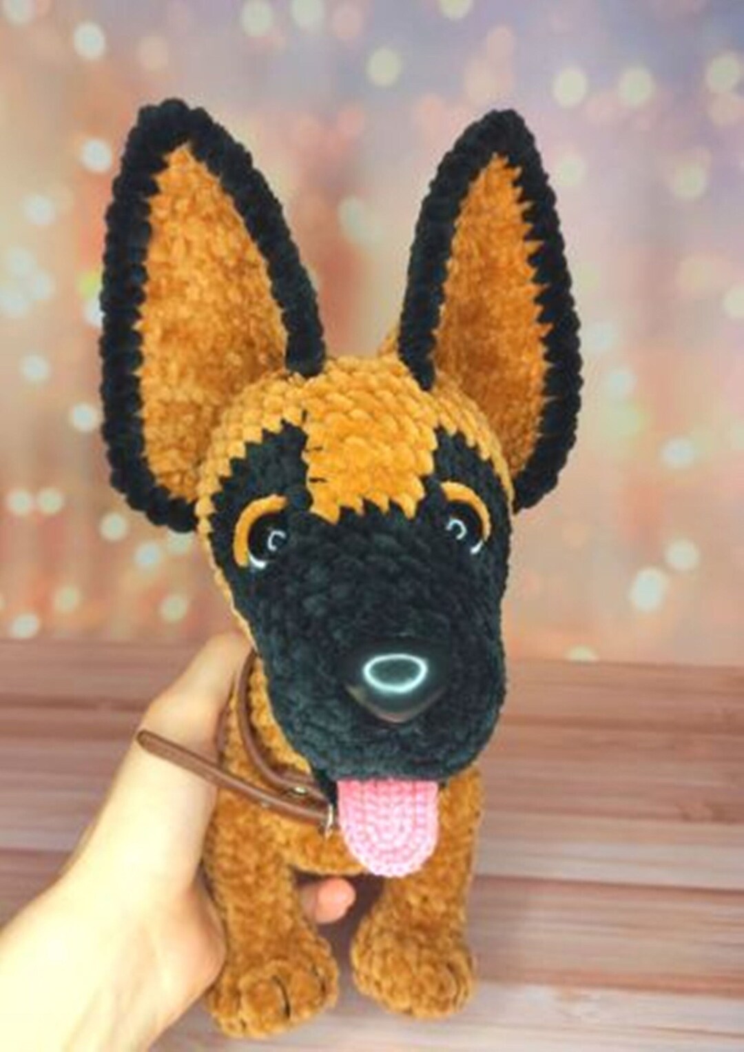 Crochet Puppy Pattern, Amigurumi German Shepherd Crochet Pattern ...