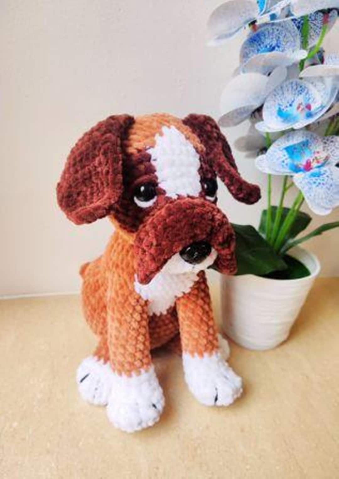 Amigurumi Pattern BOXER/ Crochet Pattern Boxer Dog/ Amigurumi Pattern ...