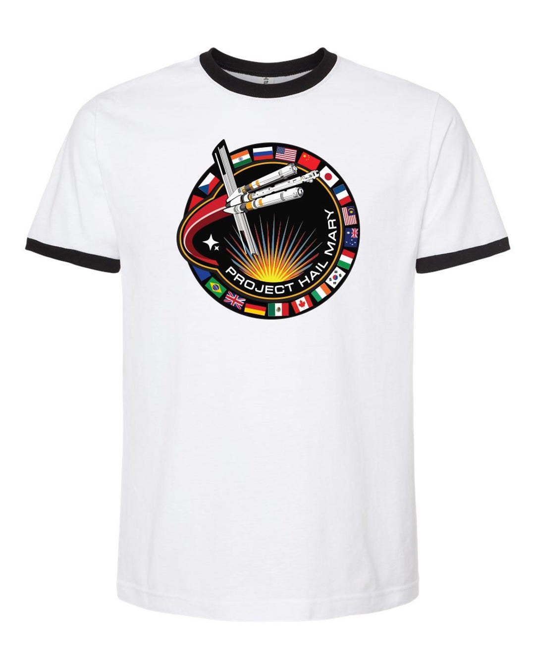 Project Hail Mary Shirt Ringer Tee Mission Patch - Etsy