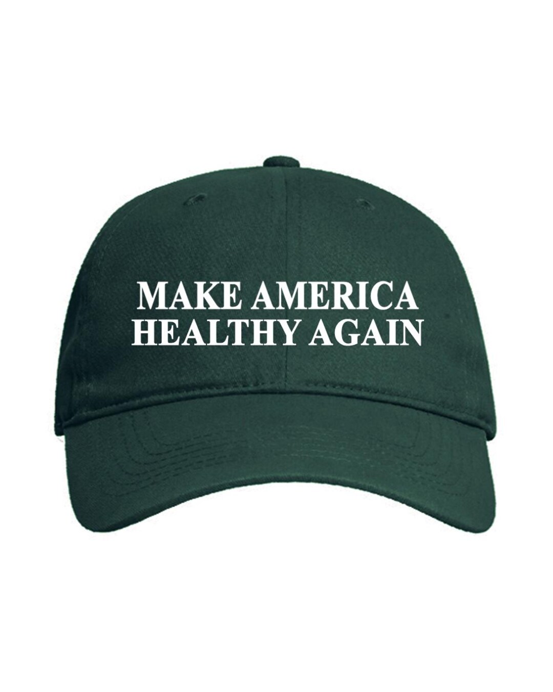 Make America Healthy Again Hat RFK Jr MAHA Green Cap Embroidered Gift ...