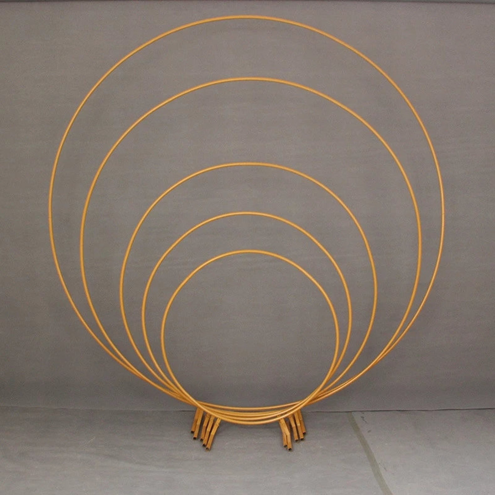 Round Backdrop Standcircle Gold White Metal Iron Wedding - Etsy