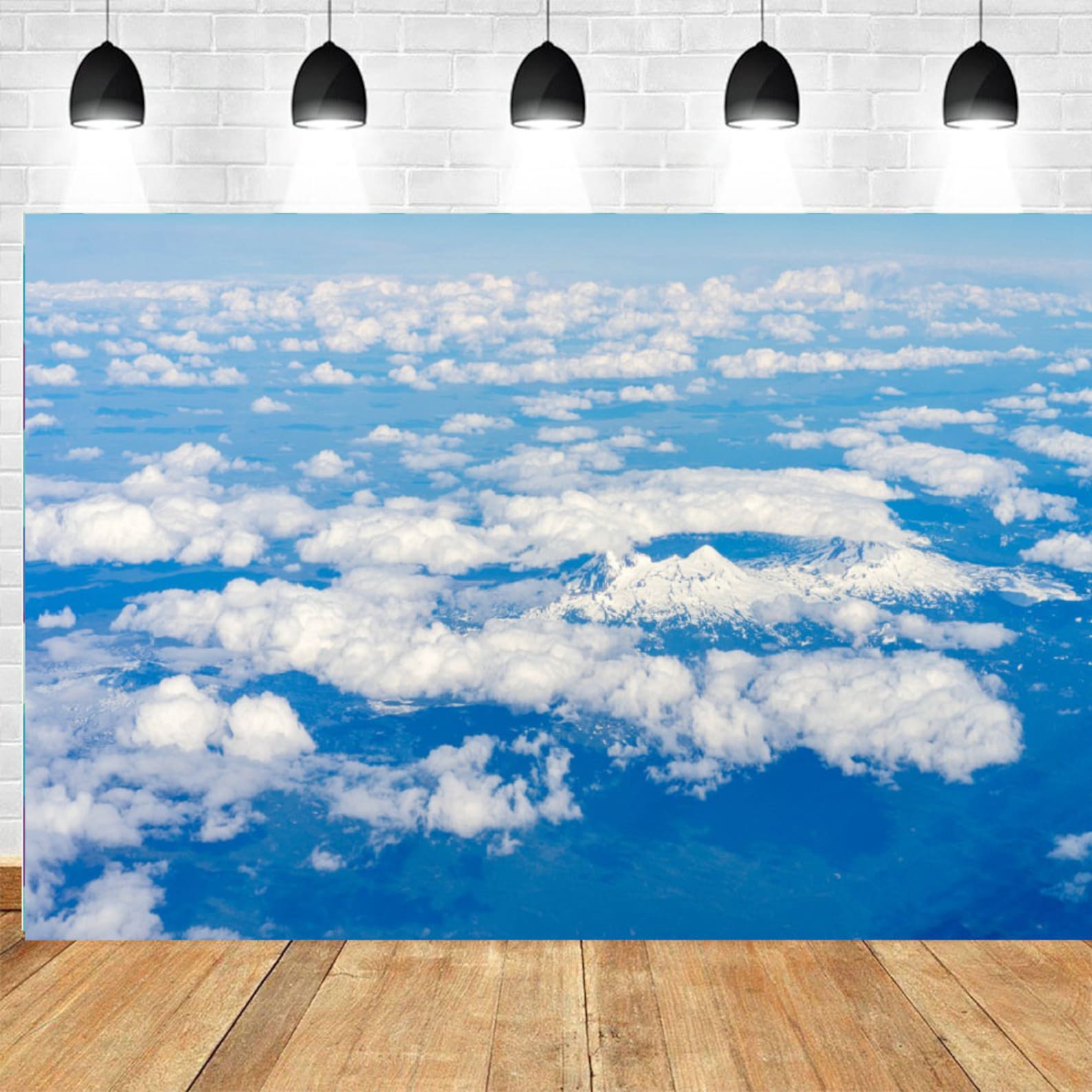 Blue Sky and Clouds Photography Backdrop Birthday Baby Shower | Etsy