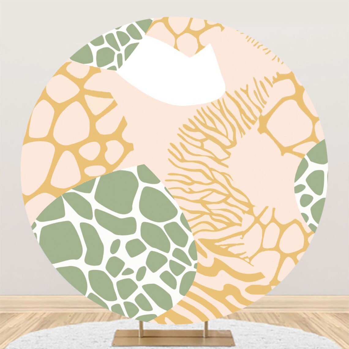 Round Jungle Safari Photography Backdrop,kids Birthday Party Baby ...