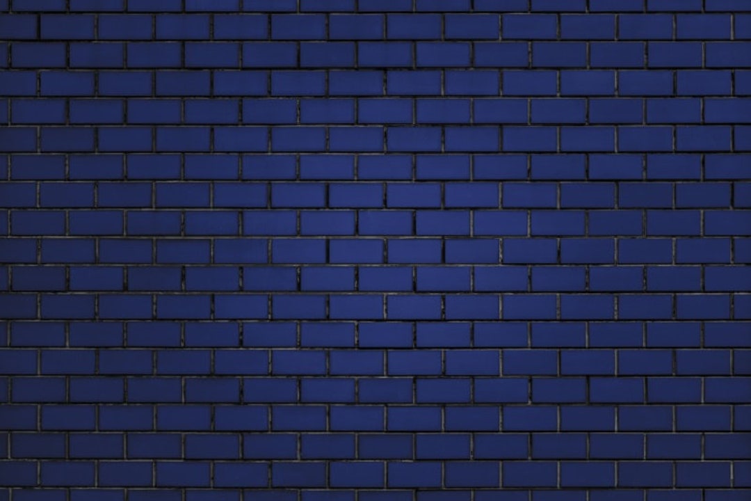 Royal Blue Brick Wall Photography Backdrop Birthday Party Baby Shower ...
