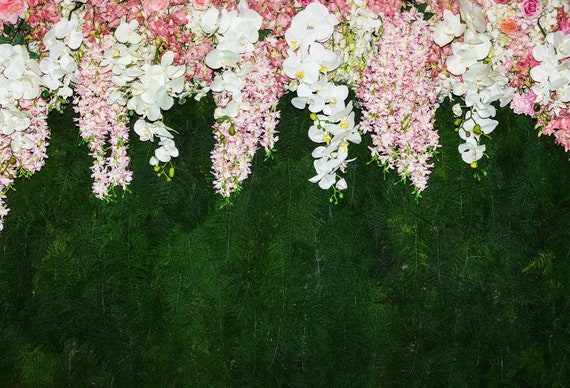 Green Grass Wall Flower Photography Backdrops Wedding Birthday - Etsy ...