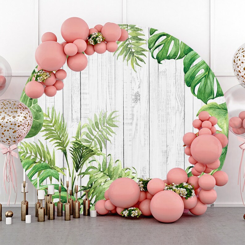 Round Backdrop Standcircle Gold White Metal Iron Wedding - Etsy