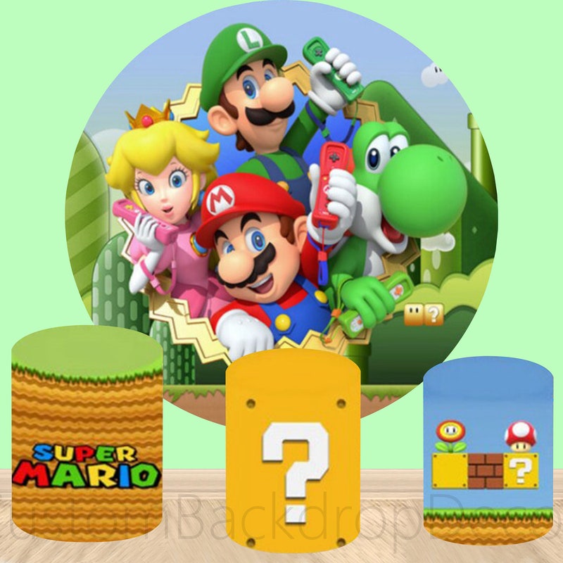 Super Mario Backdrops - Etsy