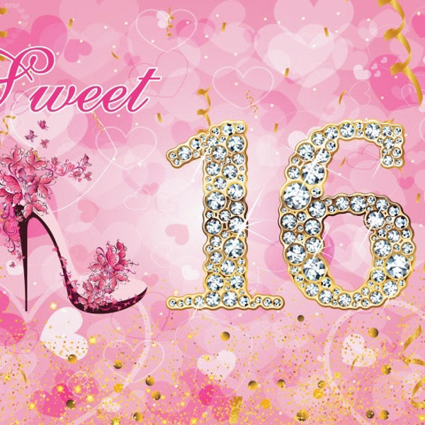 Sweet 16 Background - Etsy