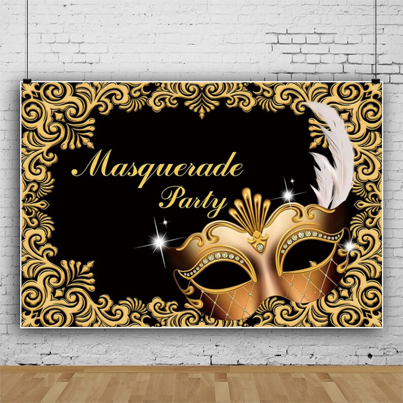 Masquerade Theme Party Photography Backdrops,birthday Party Backgrounds ...