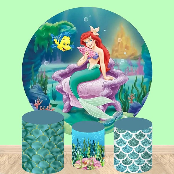 Mermaid Party Backdrop - Etsy