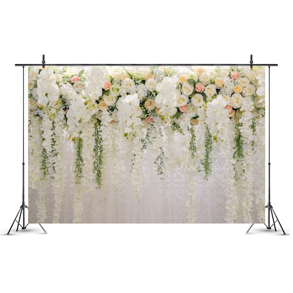 Flowers Wall Backdrop For Photography Wedding Photo Booth | Etsy