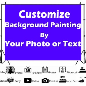 Customize Background by Photo Image Text,advertisement Banner,wedding ...