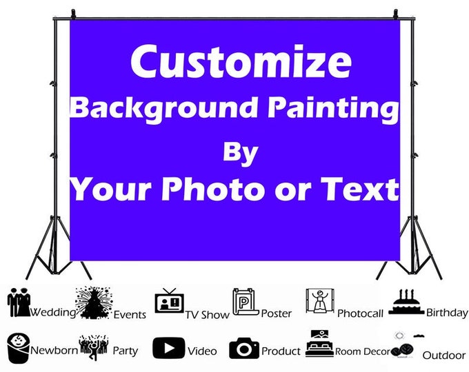 Customize Background by Photo Image Text,advertisement Banner,wedding ...