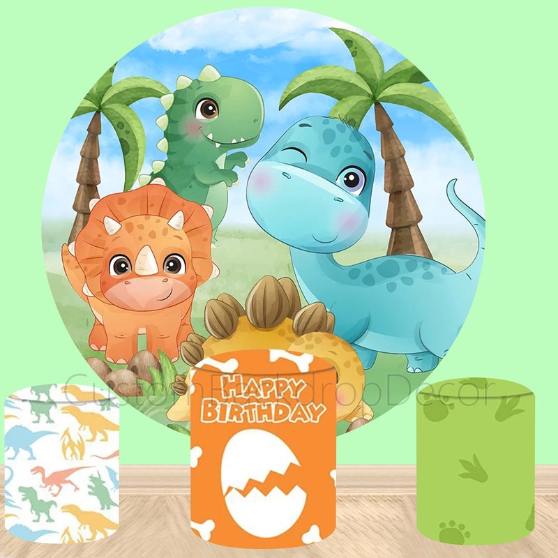 Dinosaur Backdrop - Etsy