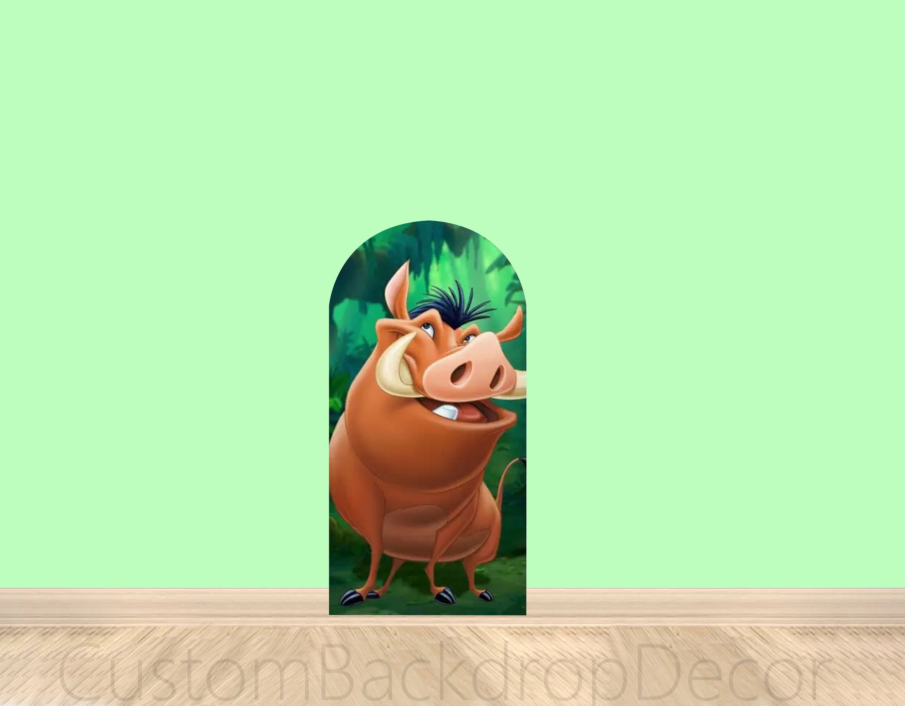 Lion King Simba Round Arch Cover Wall Backdrop Chiara Arch Background ...