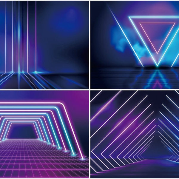 Neon Photo Backdrop - Etsy
